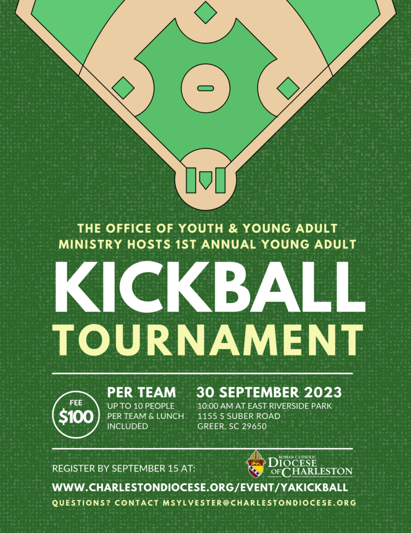 Young Adult Kickball Tournament - South Carolina Catholic