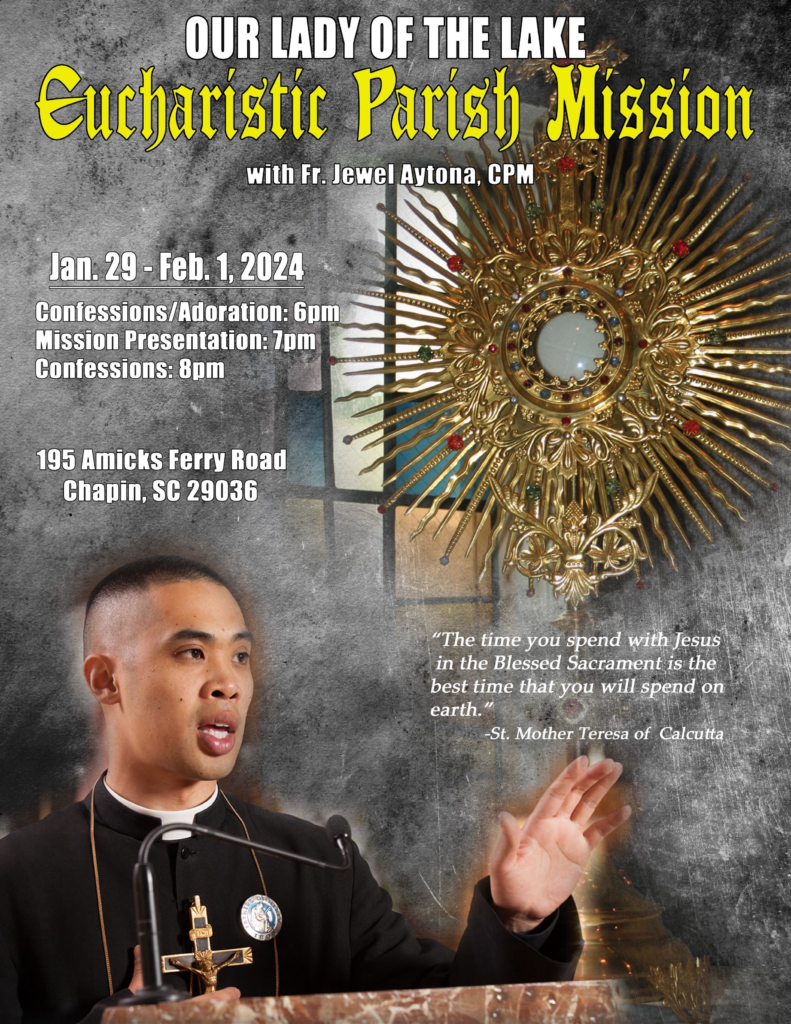 Eucharistic Parish Mission (midlands) - South Carolina Catholic