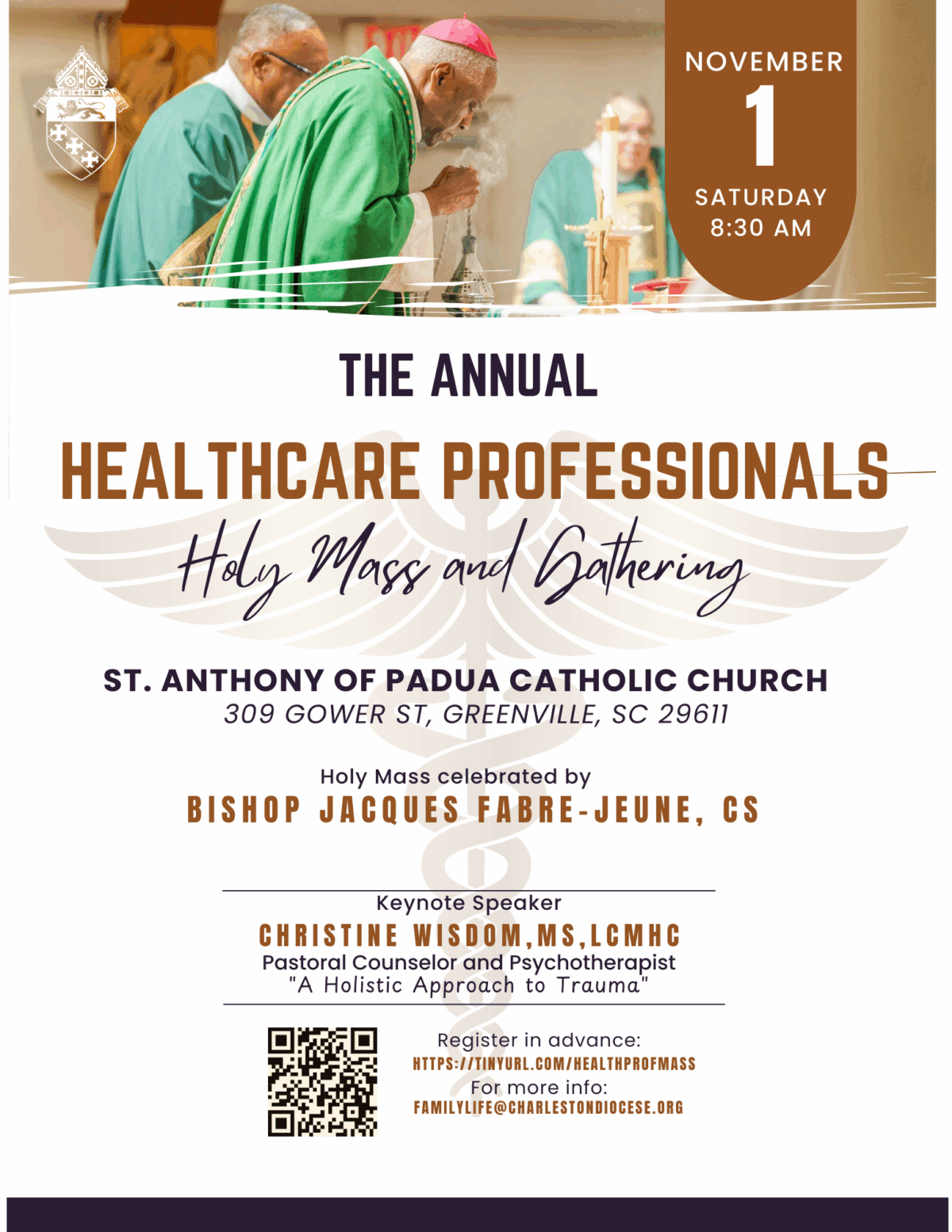 Annual Healthcare Professionals Holy Mass & Gathering - South Carolina ...